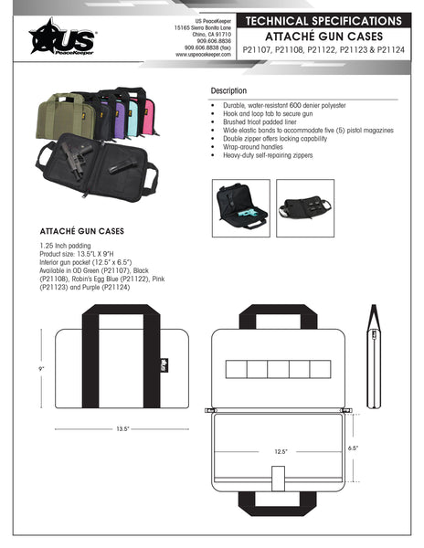 Attaché Gun Cases – US PeaceKeeper