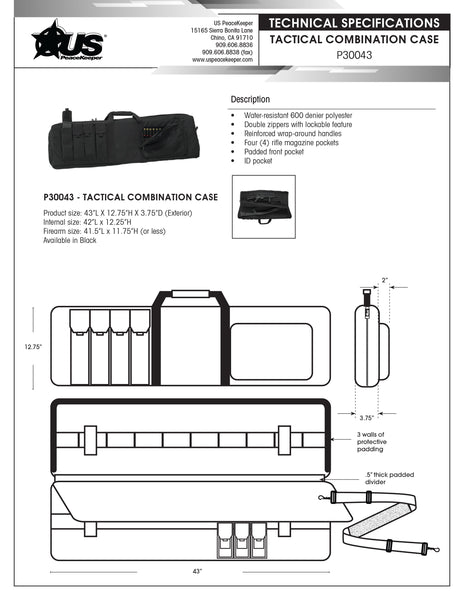 Tactical Combination Case – US PeaceKeeper