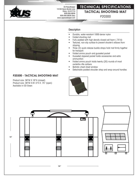Tactical Shooting Mat – US PeaceKeeper